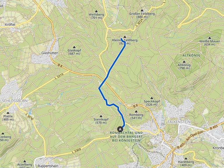 kleiner Feldberg | escursione | komoot